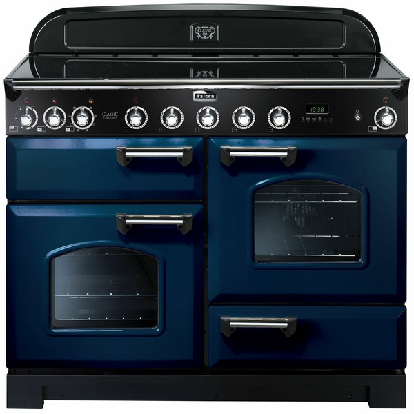 Falcon 110cm Classic Deluxe Freestanding Induction Oven Stove Royal Blue Special Order CDL110EIRBCH Appliances Online Commercial